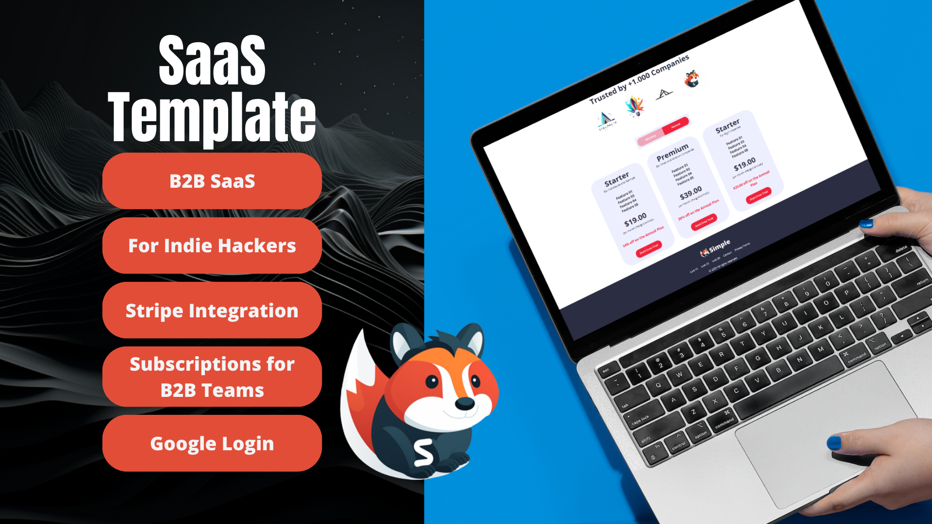 #1 SaaS Template with Stripe Template | Bubble